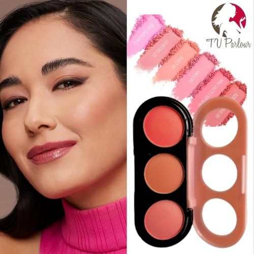 TV Parlour Thrice Matte Blush Palette – 3 Soft Matte Shades | Natural ...