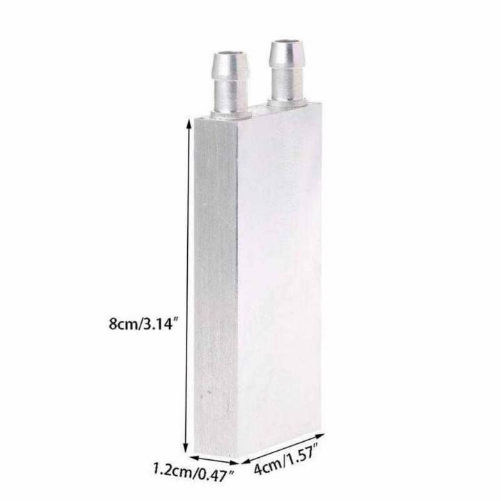 40X80X12MM ALUMINUM Water Block Cooling Heat sink 40X80X12MM | Daraz.pk