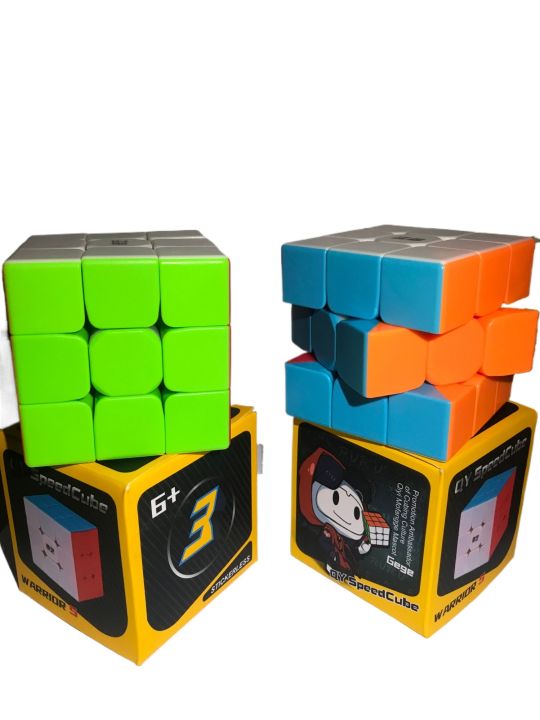 PACK OF 2 3x3- QY SPEED CUBE For Kids, 56mm QY Rubicks Cubes; Premium ...