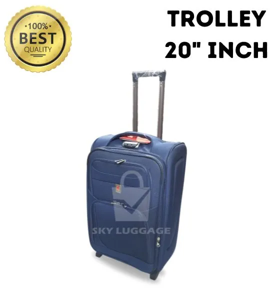 Delsey Soft Side Suitcase Quality Small Pocket Style (20 Inch) Luggage ...