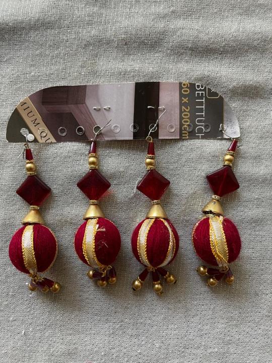 4 inches Gotta / Wool Style Tassels ( 4 piece ) Clothing ,Latkan For ...