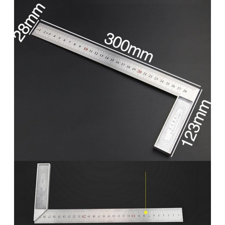 Aluminum L Shaped Angle Ruler Measuring Tool | Daraz.pk