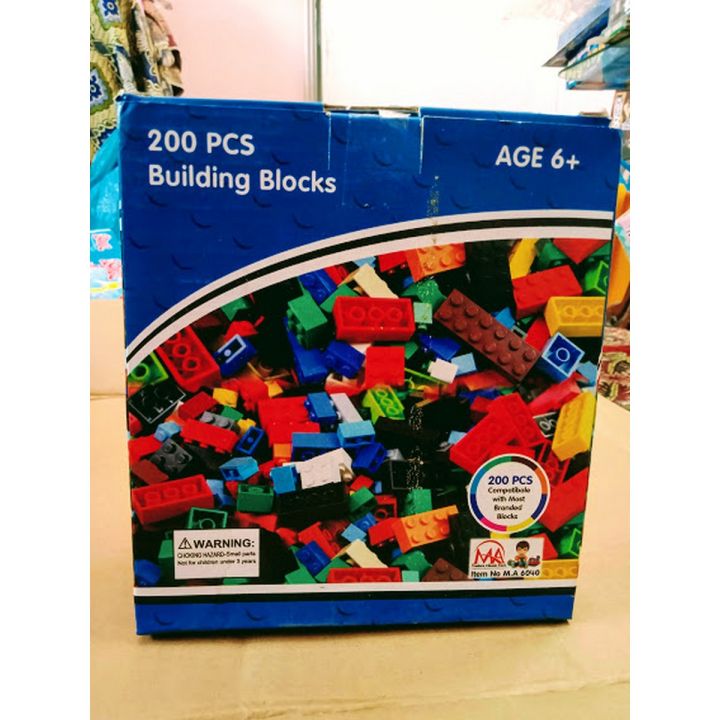 Blocks for kids good quality material. 180-200 pcs | Daraz.pk