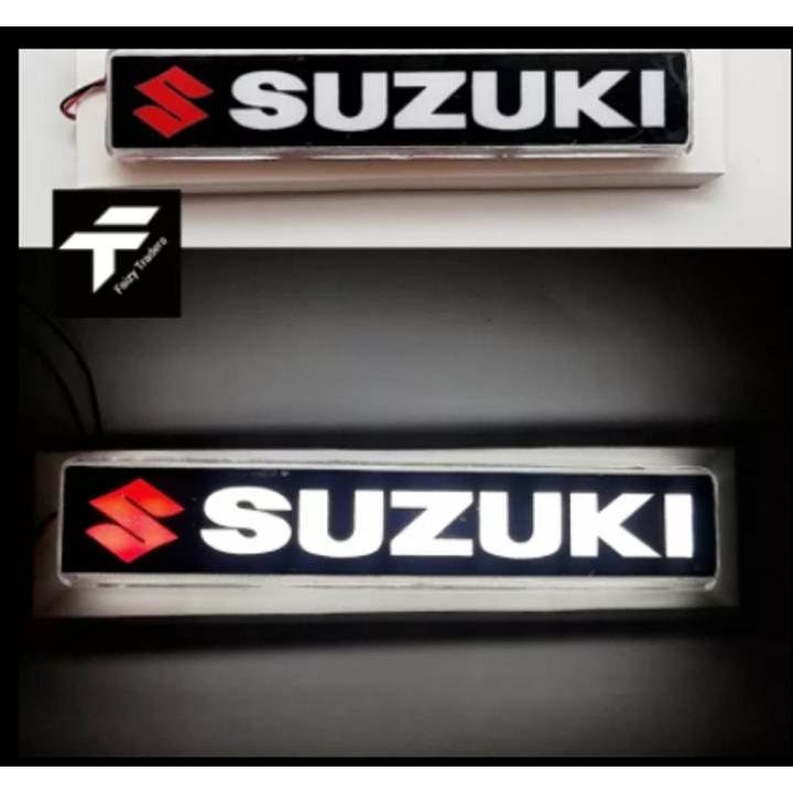 Suzuki Logo Light..for suzuki cars and bikes...monogram led and emblems ...