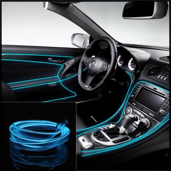 Car Dashboard Neon Light Wire - Ice Blue | Daraz.pk