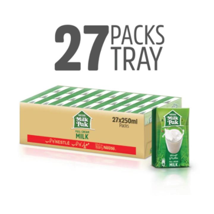 Nestle Milkpak Full Cream Milk, 250ml, 27 Piece Carton | Daraz.pk
