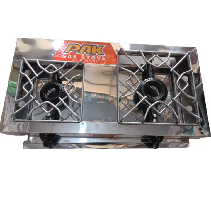 PAK 2 Burner Gas Stove -Stainless Steel Family | Daraz.pk