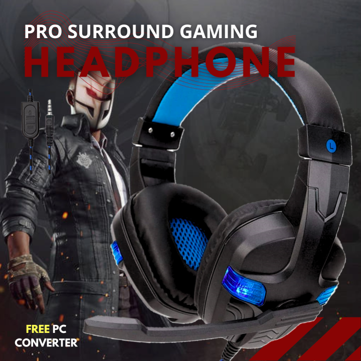 AUTO-BOT Gaming Headphones Noise Canceling Mic, Bass Surround, Soft ...