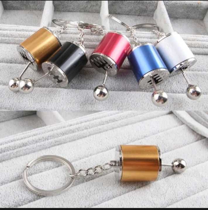 Creative car 6 Speed Gearbox Gear head Keychain Manual Transmission ...