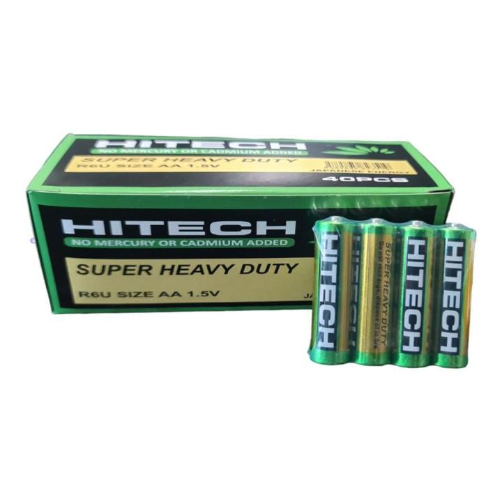 HITECH AA cells batteries pack of 40 | Daraz.pk