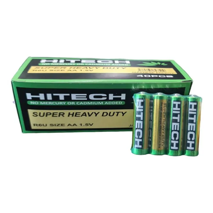 HITECH AA cells batteries pack of 40 | Daraz.pk