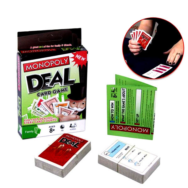 Monopoly Deal Game Play in 15 Minutes Monopoly Deal Card Game | Daraz.pk