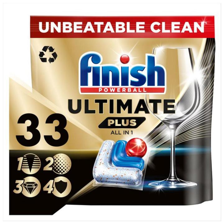 Finish Dishwasher Tablets Ultimate Plus All In One 33 Tab | Daraz.pk