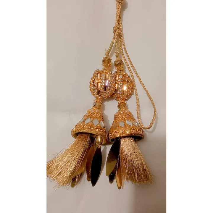 Fancy Hanging Tussels - Golden Tussels for Clothes - Fancy Tassel For ...