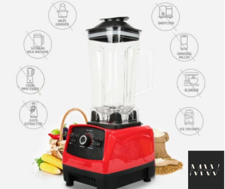 Silver Crest Heavy Duty Blender 2 in 1 Power full copper motor 2L Large ...