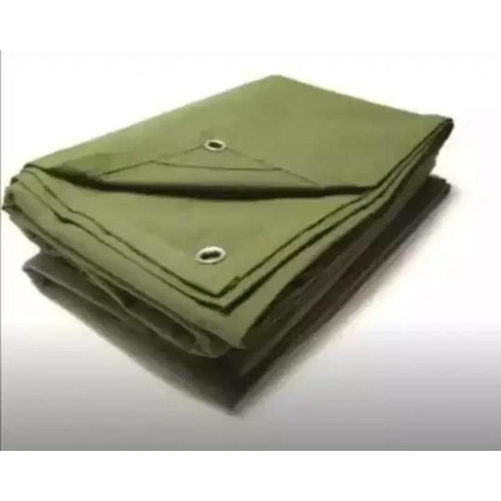 12ftX12ft Large Heavy Duty Army Green Canvas Tarpal | Daraz.pk