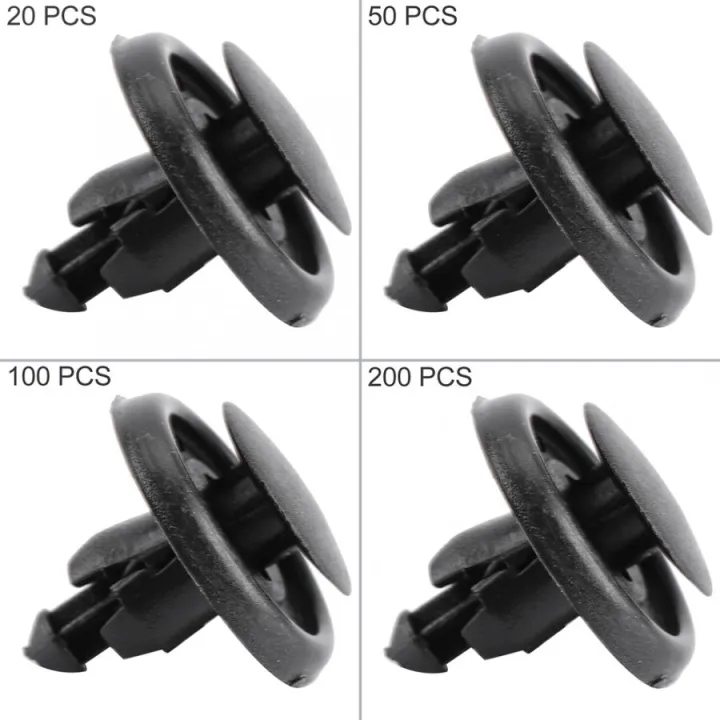 Car Mudguard Push Type Hood Bumper Mud Guard Liner Fastener Retainer ...