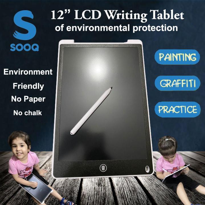 LCD Writing Tablet Board 12" Inch - Electronic Writing Board | Daraz.pk