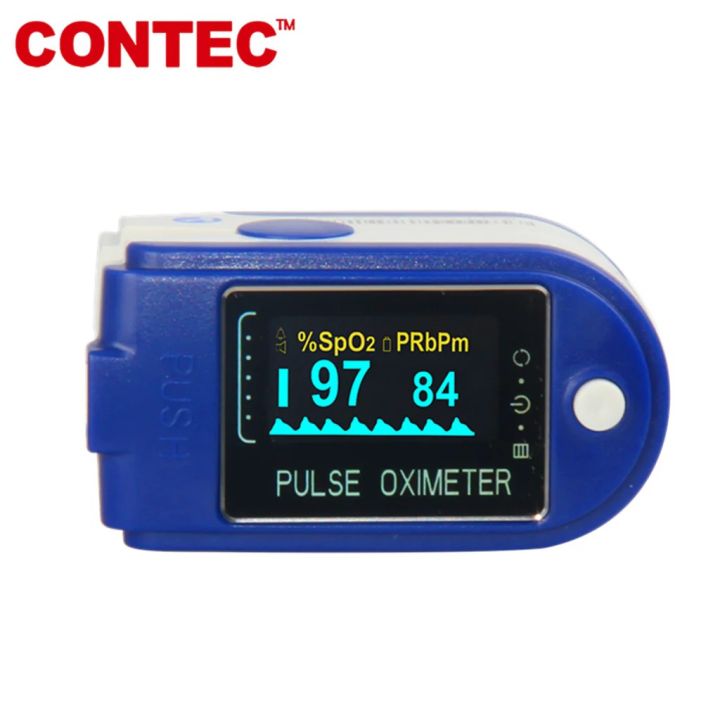 CONTEC Pulse Oximeter (Model CMS5OD) | Portable Fingertip Pulse ...