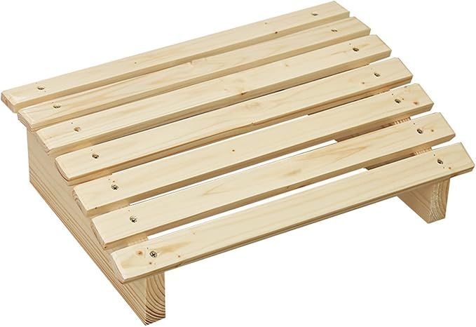Fesco Alif " Ergonomic Foot Rest For Under Desk,Slanted Wood Footrest ...