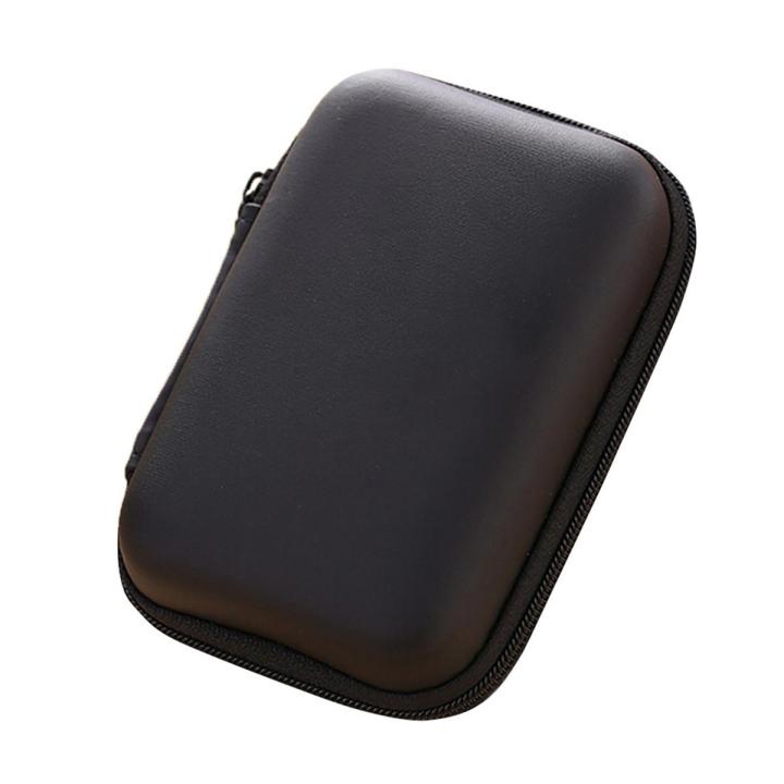 EVA Portable Zipper Closure Earphones Memory Card U Disk Storage Bag ...
