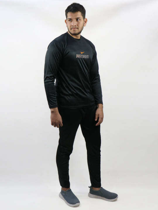 Black Dri-FIT Track Suit For Men HG MTRS04 | Daraz.pk