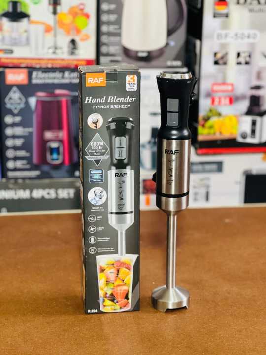 RAF Hand Blender Stick | Hand Immersion Blender | 2 Touch-Speed Immersion Multi-Purpose Hand ...
