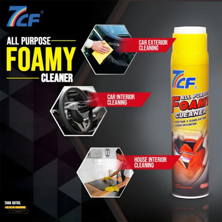 AutoXpert 7CF Foam Cleaner 450ML Spray High Foam Formula - Powerful ...