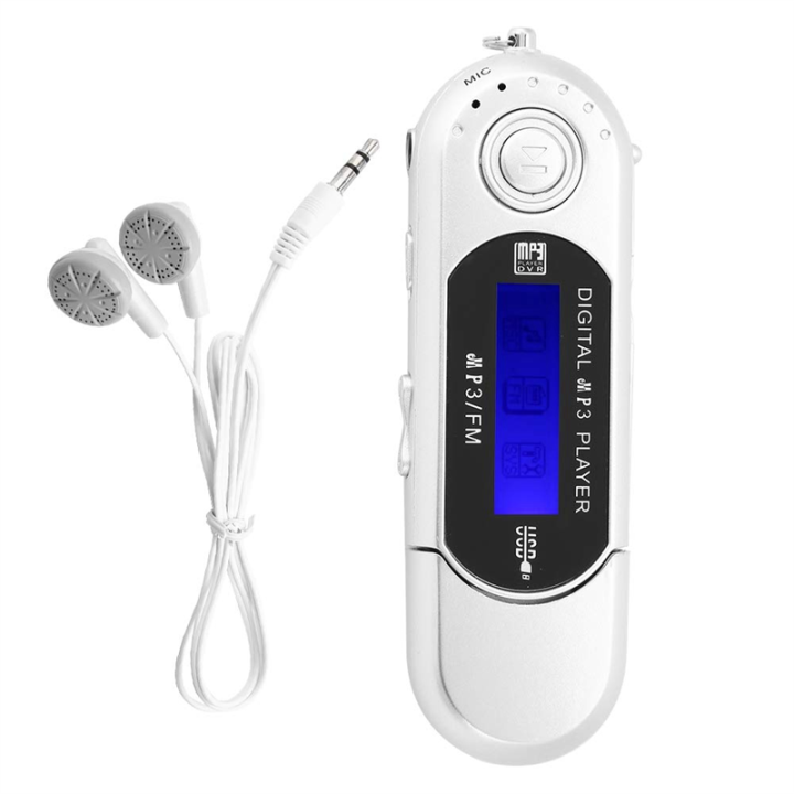 MP3 Player MP3 USB Player Music FM Radio with Earphone 8GB, Portable ...