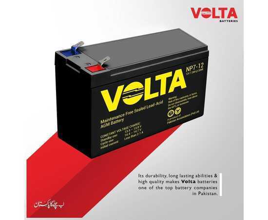 Volta 12v 7.2Ah Battery For Ups , Bikes, Rechargeable Fans Made In ...
