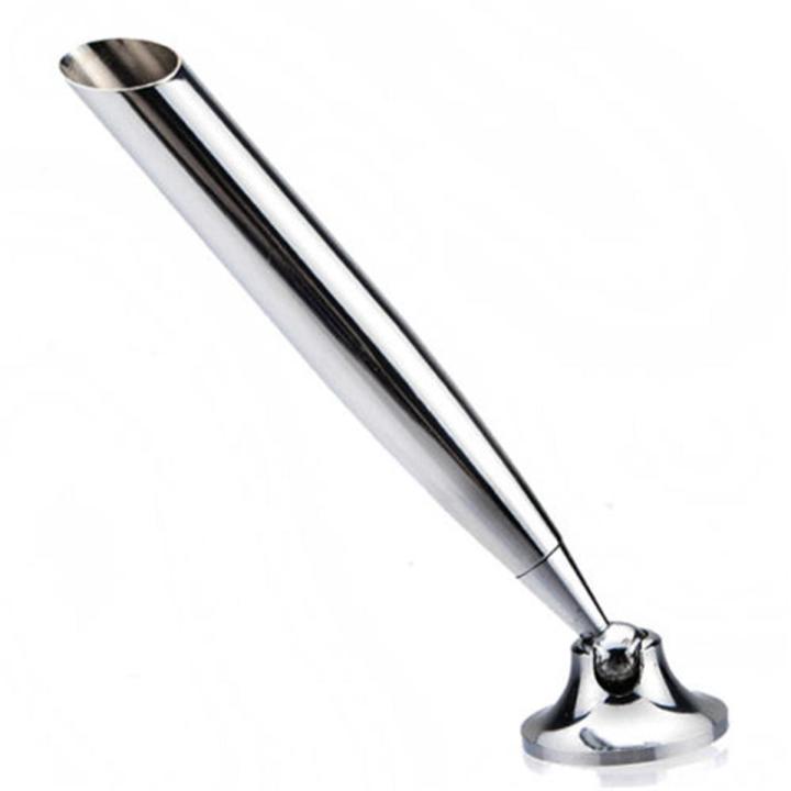 Desktop Pen Pencil Holder Ball Point Swivel Stand Funnel Foundation ...