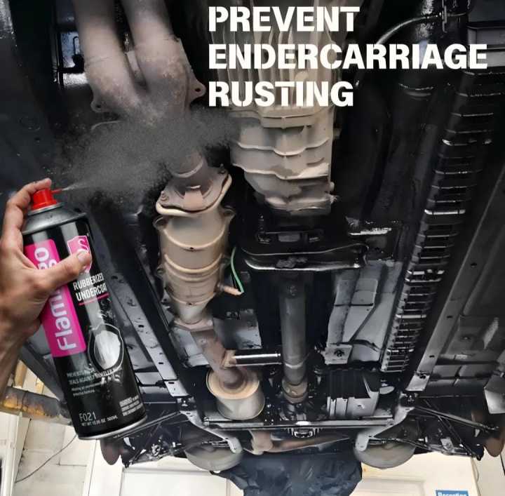 Flamingo Car Rubberized Undercoating Spray Undercarriage Rust ...