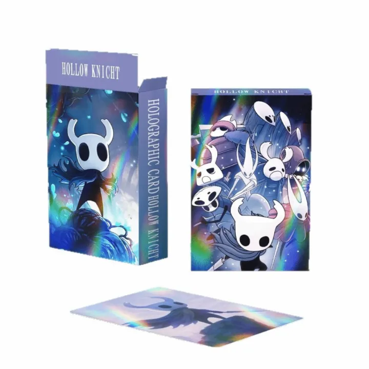 30Pcs New 2D Hollow Knight Laser Cards Action The Knight Figure Anime ...