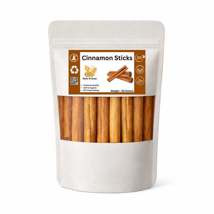Cinnamon Sticks 50 grams | Darchini | Dar Chini | Cinamon Roll Organic ...