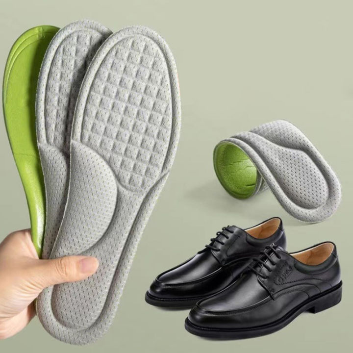 2PCS Deodorant Absorb-Sweat Massage Sport Insole Soft Memory Foam ...