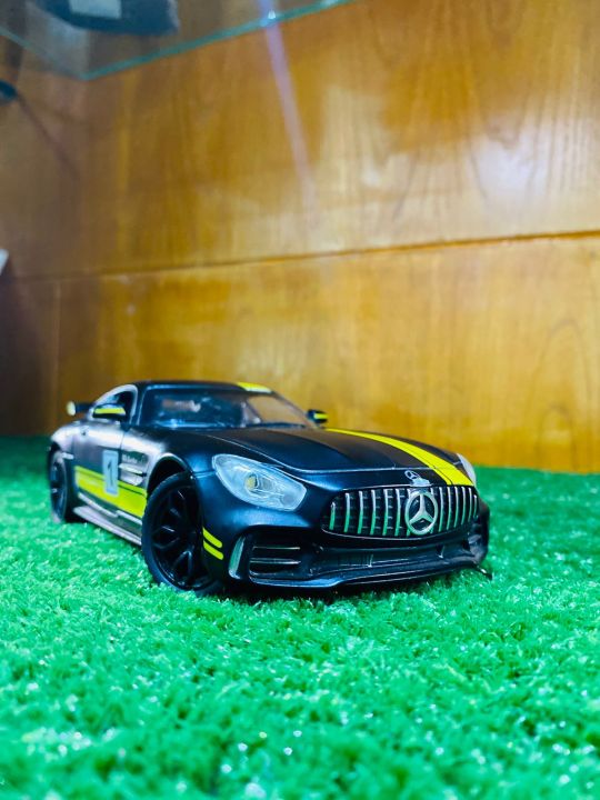 BDTCTK 1/24 Benz AMG GTR Toy Cars Model Car, Zinc Alloy Pull Back Toy ...