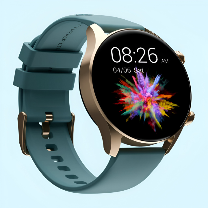 Ronin R-08 Smart Watch | Men Women Smart Watch | Metallic Body | 1.43 ...