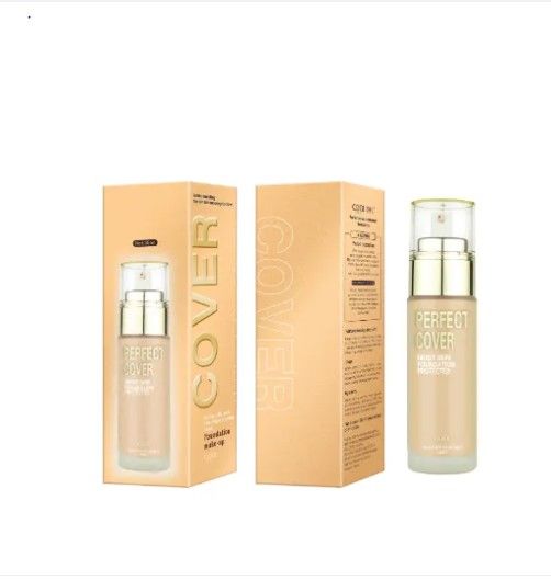 Perfect Cover Protected Moist Skin Foundation Hydrating Full-Coverage ...
