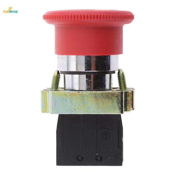 XB2-BS542 RED Mushroom NC Emergency Latching Rotary Stop Push-button Switch | Daraz.pk