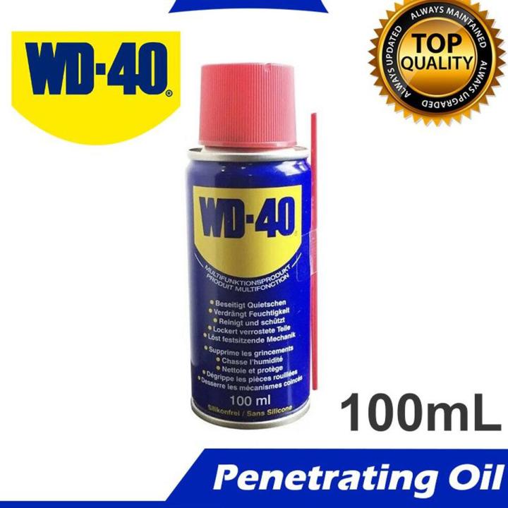 WD-40 100ML Multipurpose Spray, Degreaser, Rust, Stain Remover Zang Remover (MADE IN UK) 100% ...