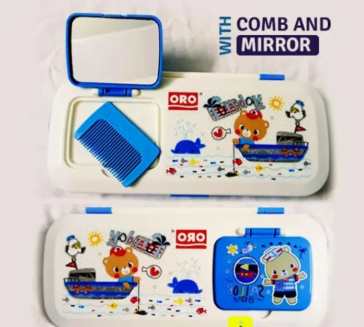 ORO Geometry La Bello Pencil Box With Mirror And Comb High Quality ...