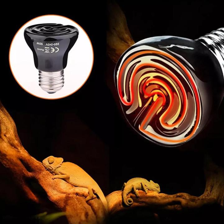 20/60/100W Pet heating bulb mini infrared ceramic for reptile pet cage ...