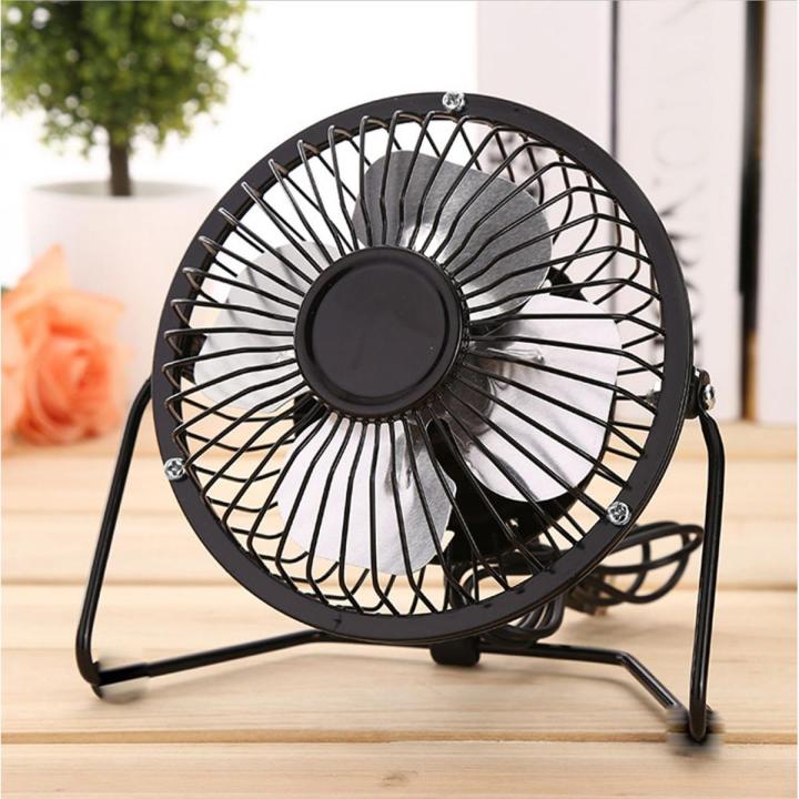 【HOT】 USB Small Fan 4-Inch Mini Small Electric Fan Small Mute Home ...