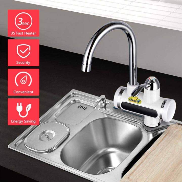 Hot Water Tap Electric Geyser for Bathroom or Kitchen Basin heavy duty ...