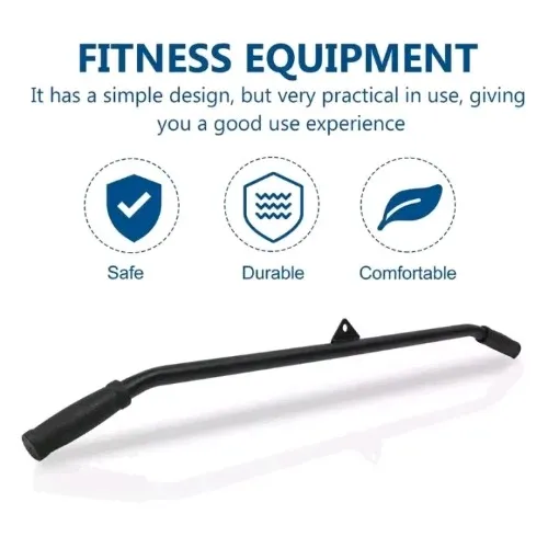 Biceps Triceps Pulley Cable Handle Bar – Gym Machine Attachment for ...