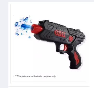 Black Hawk Gun Toy 2 in 1 Water Crystal ball & Dart Gun with Crystal ...