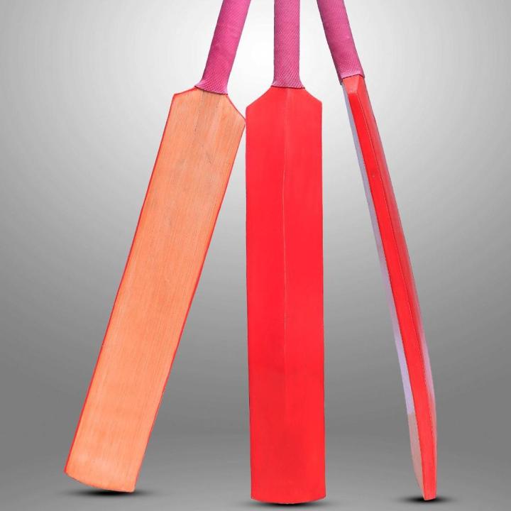 Tape Ball Cricket Bat, Kids Cricket Bat, with Strap Grip and Rubber ...