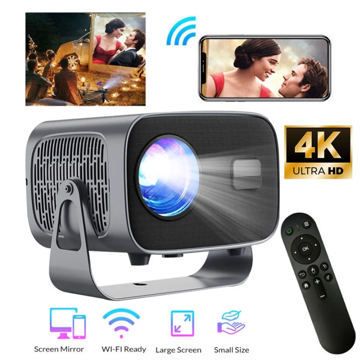 A10 Plus Home Movie Projector,720P Native 1080P 4K Support Android 11.0 ...