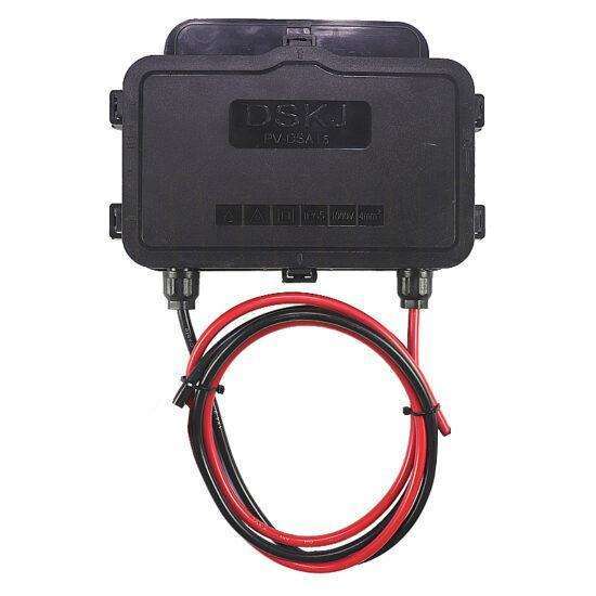 Solar Panel Diode Junction Box 2, 4 & 6 Lane DC 15A 1000V Black 100watt ...