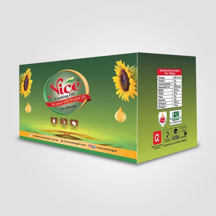 Nice cooking oil 1*12 ltr pack | Daraz.pk